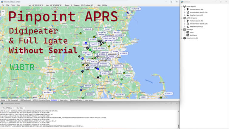 PinPoint APRS - Stable & Attractive Windows APRS Client, digipeater ...