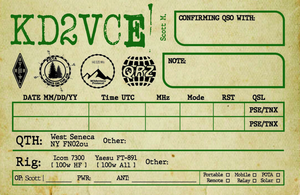 Custom Vintage QSL Cards » Big Time Radio