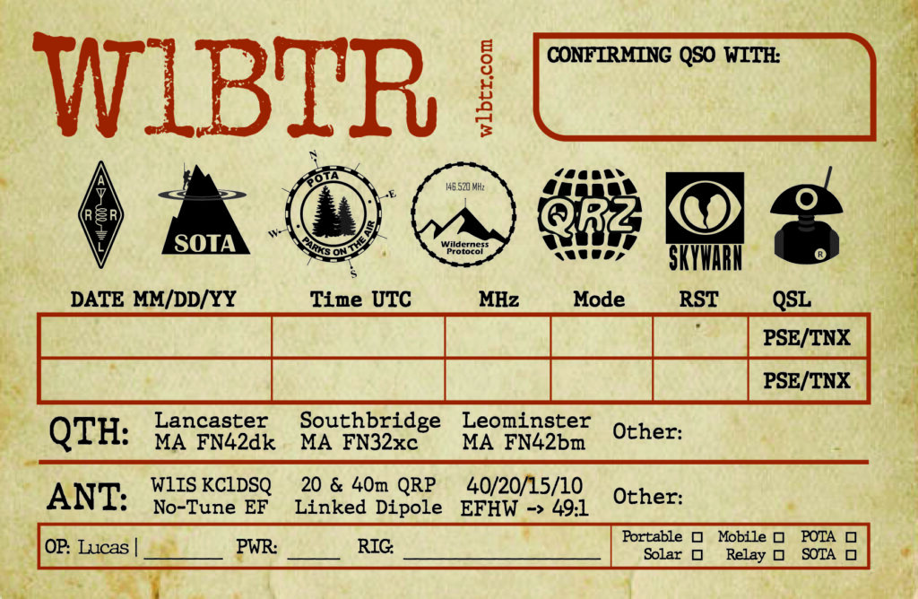 Custom Vintage QSL Cards » Big Time Radio